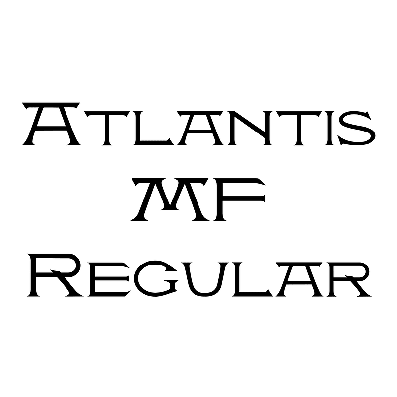Atlantis MF Regular - Free fonts on creazilla.com