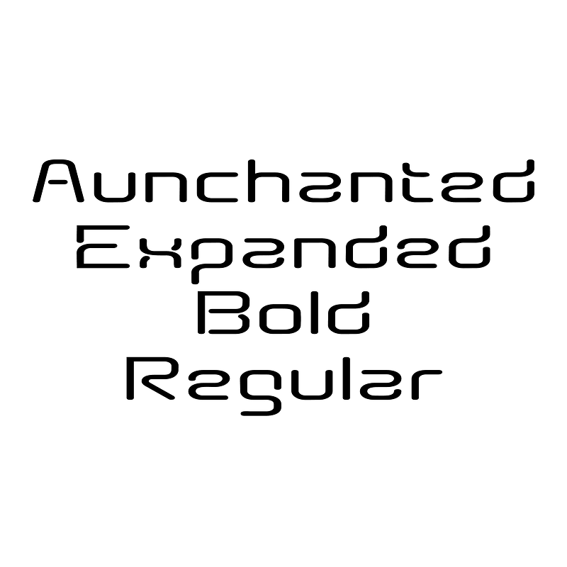 Aunchanted Expanded Bold Regular font - Free fonts on Creazilla | Creazilla