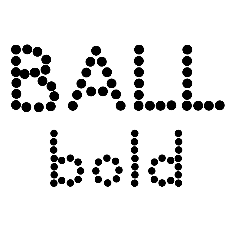 BALL bold font - Free fonts on Creazilla | Creazilla
