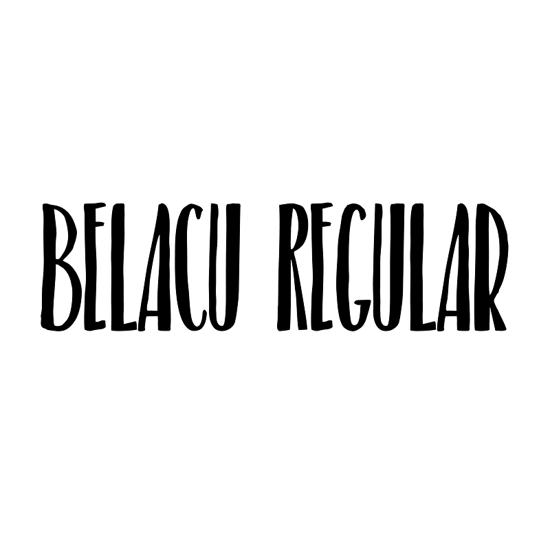 Belacu Regular - Free fonts on creazilla.com