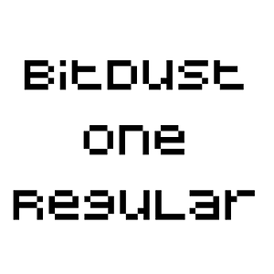 BitDust One Regular - Free fonts on creazilla.com