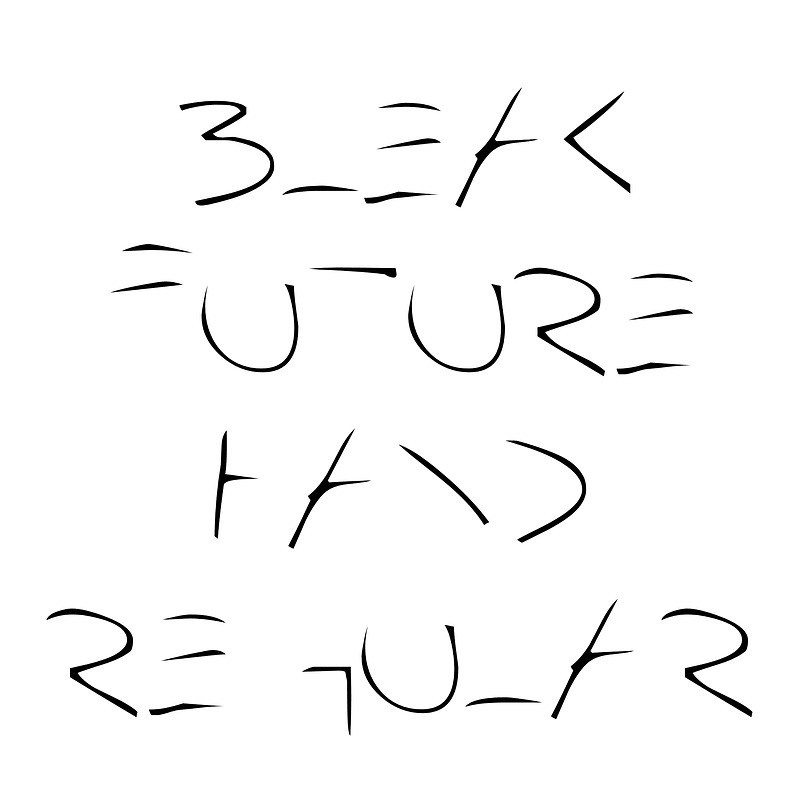 Bleak Future Hand Regular - Free fonts on creazilla.com