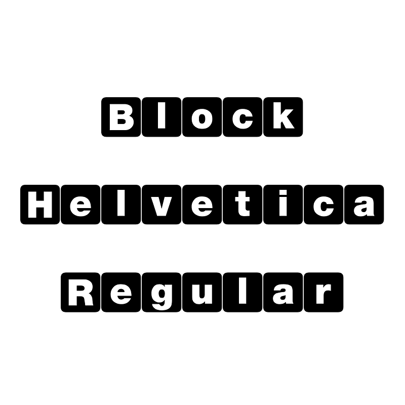 Block Helvetica Regular - Free fonts on creazilla.com