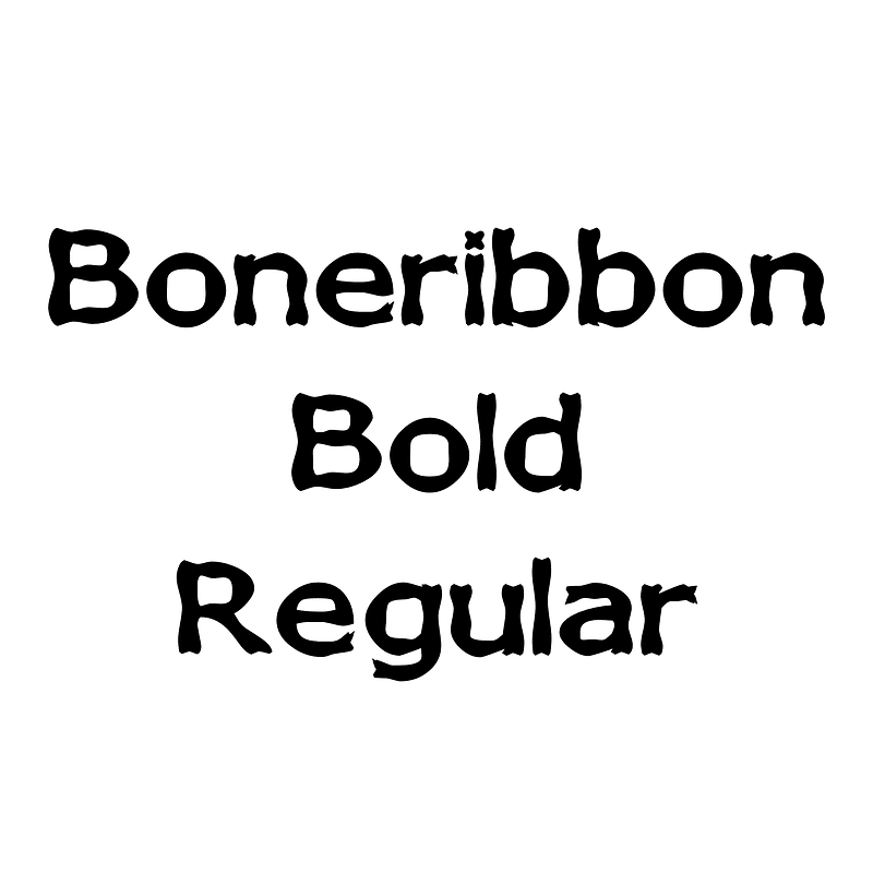 Boneribbon Bold Regular - Free fonts on creazilla.com