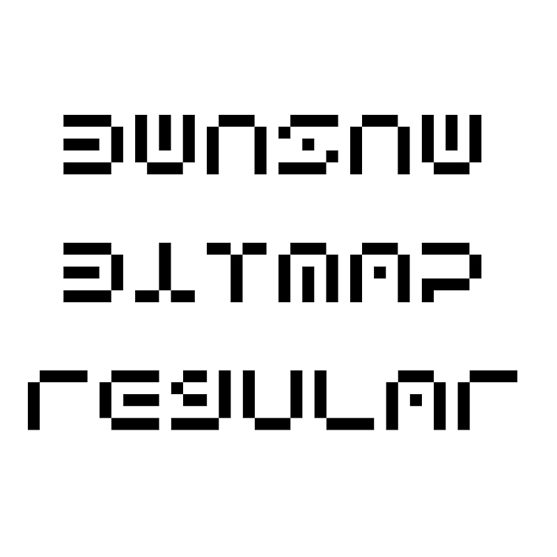 Bwnsnw Bitmap Regular font - Free fonts on Creazilla | Creazilla