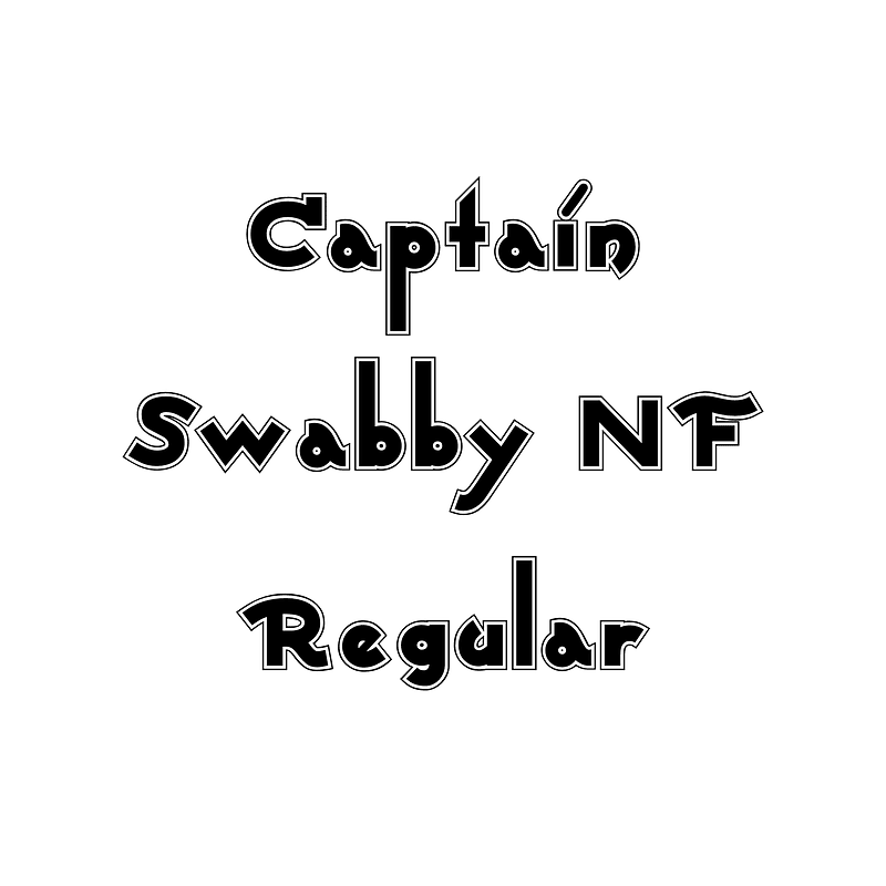 Captain Swabby NF Regular - Free fonts on creazilla.com