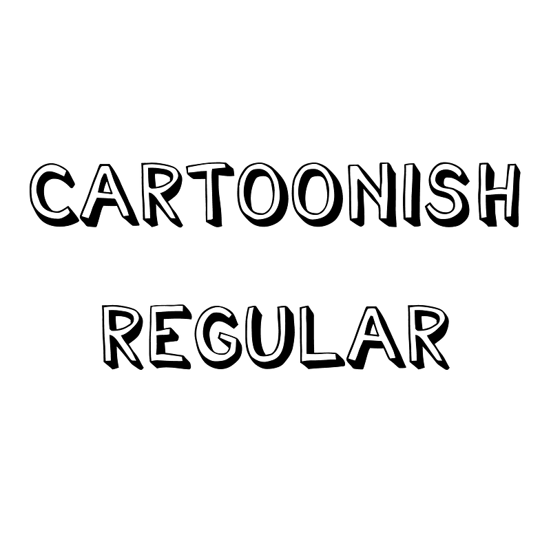 Cartoonish Regular font - Free fonts on Creazilla | Creazilla