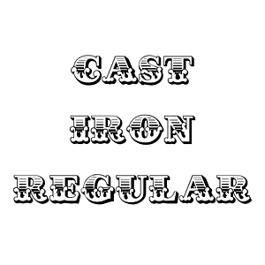 Cast Iron Regular - Free fonts on creazilla.com