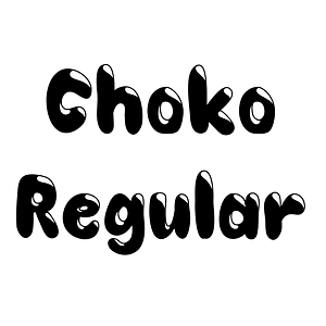 Choko Outline Regular | Creazilla