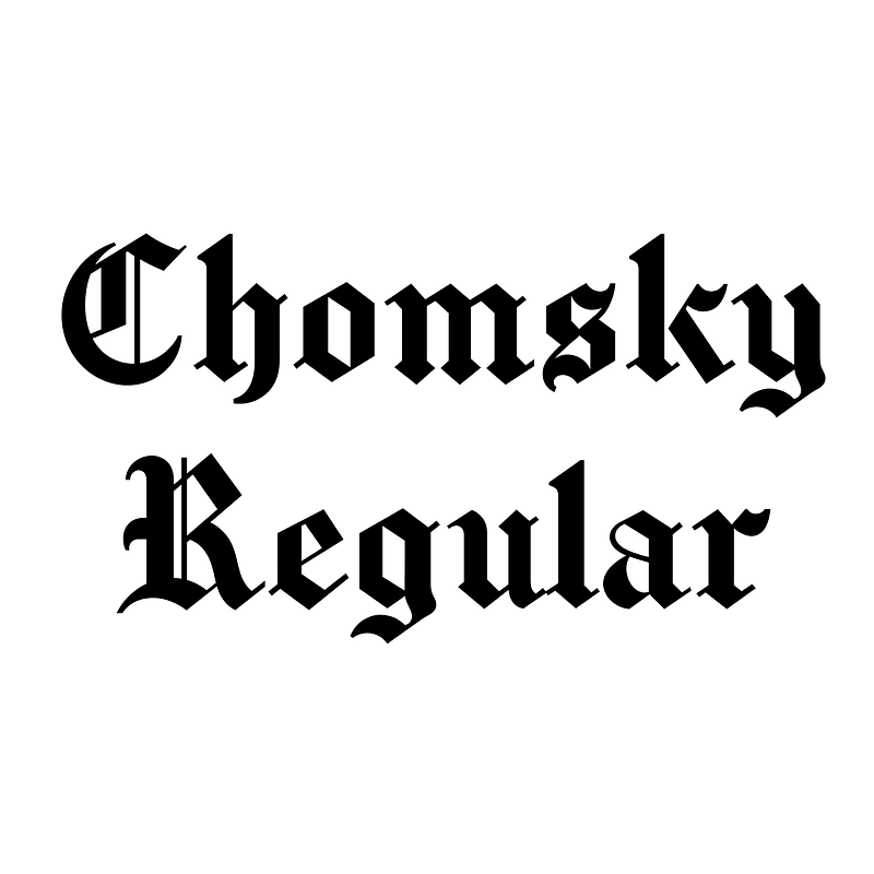 Chomsky Regular - Free fonts on creazilla.com