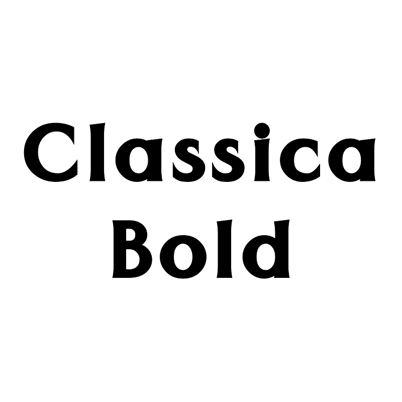 Classica Bold font - Free fonts on Creazilla | Creazilla