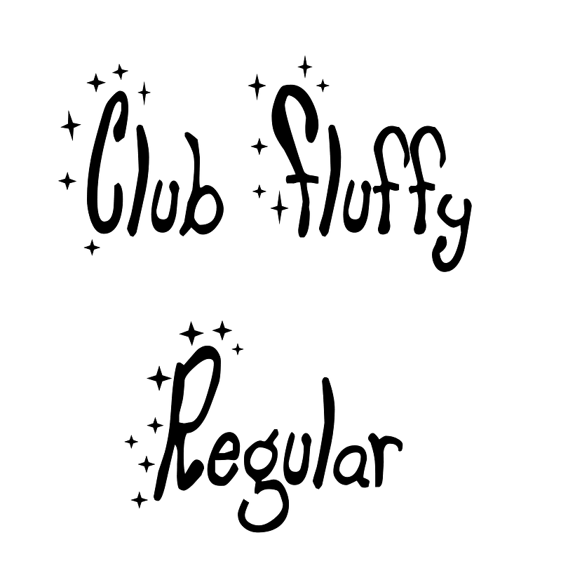 Club Fluffy Regular - Free fonts on creazilla.com