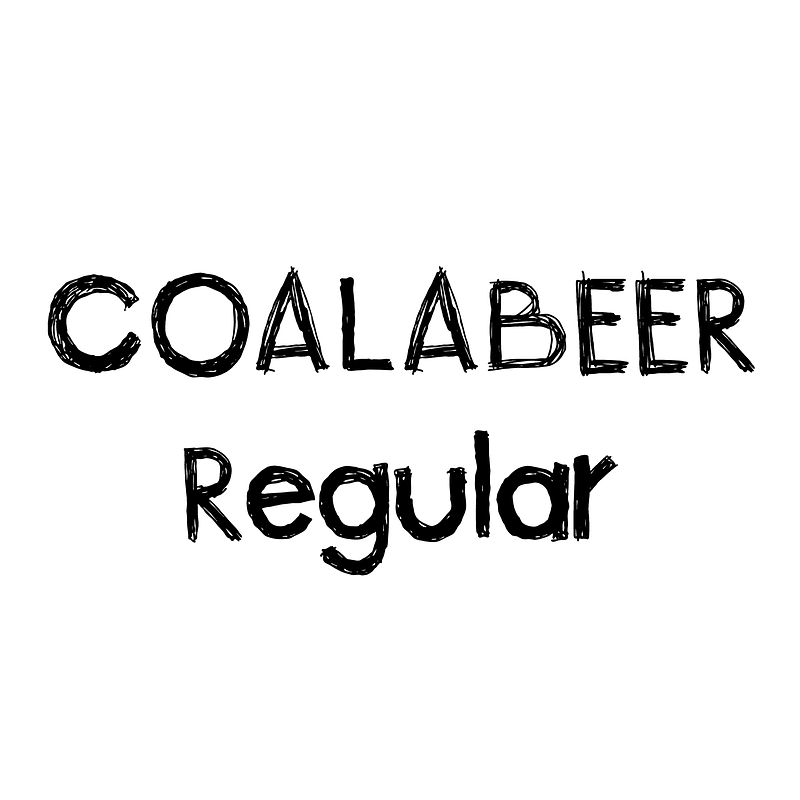 COALABEER Regular - Free fonts on creazilla.com