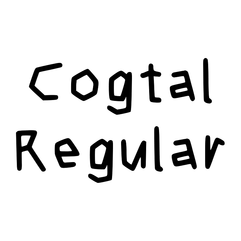 Cogtal Regular | Creazilla