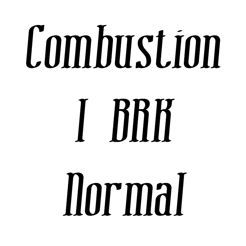 Combustion I BRK Normal - Free fonts on creazilla.com