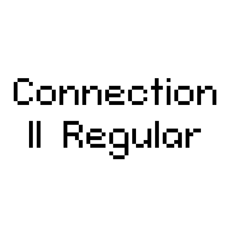 Connection II Regular - Free fonts on creazilla.com