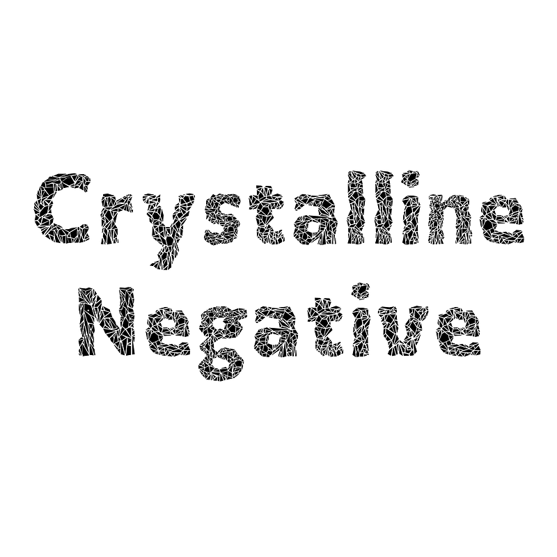 Crystalline Negative - Free fonts on creazilla.com