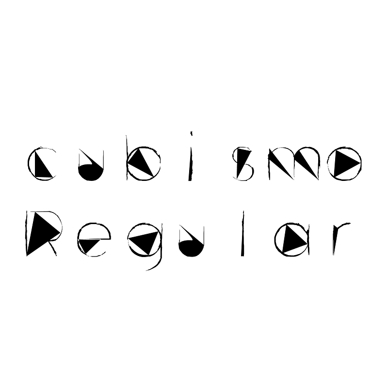 cubismo Regular font - Free fonts on Creazilla | Creazilla
