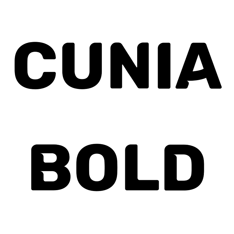 Cunia Bold font - Free fonts on Creazilla | Creazilla