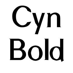 Cyn Bold - Free fonts on creazilla.com