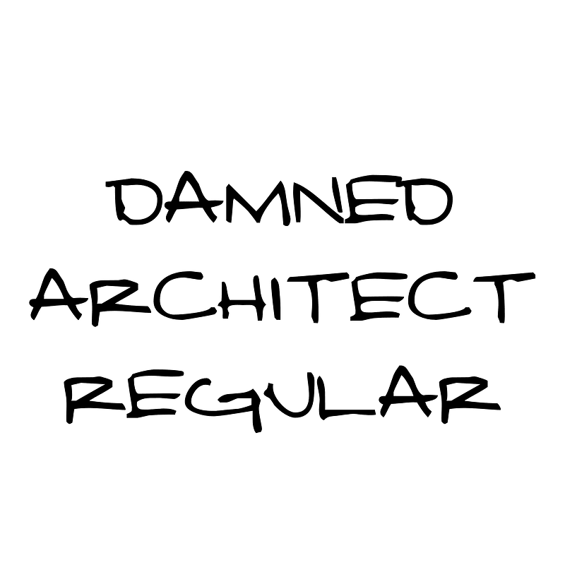 Damned Architect Regular font - Free fonts on Creazilla | Creazilla