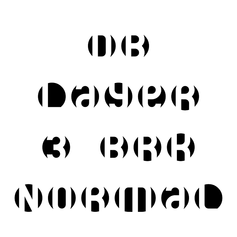 DB Layer 3 BRK Normal font - Free fonts on Creazilla | Creazilla