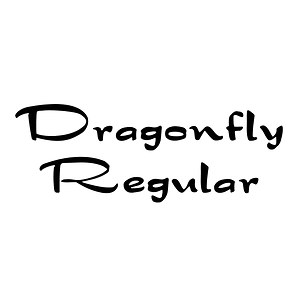 Dragonfly Regular - Free fonts on creazilla.com