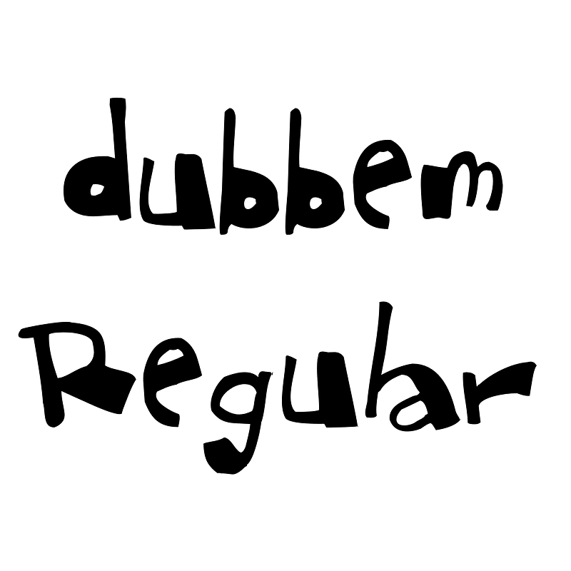 dubbem Regular | Creazilla