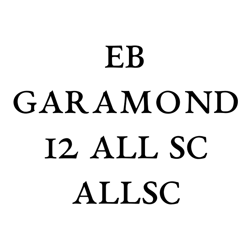 EB Garamond 12 All SC AllSC font - Free fonts on Creazilla | Creazilla