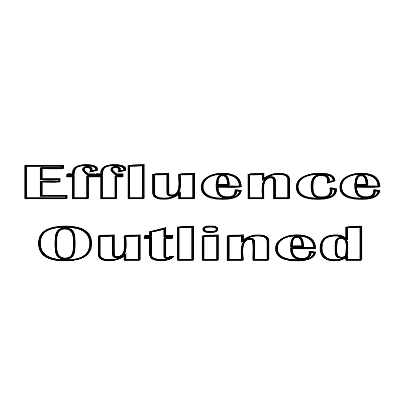 Effluence Outlined - Free fonts on creazilla.com