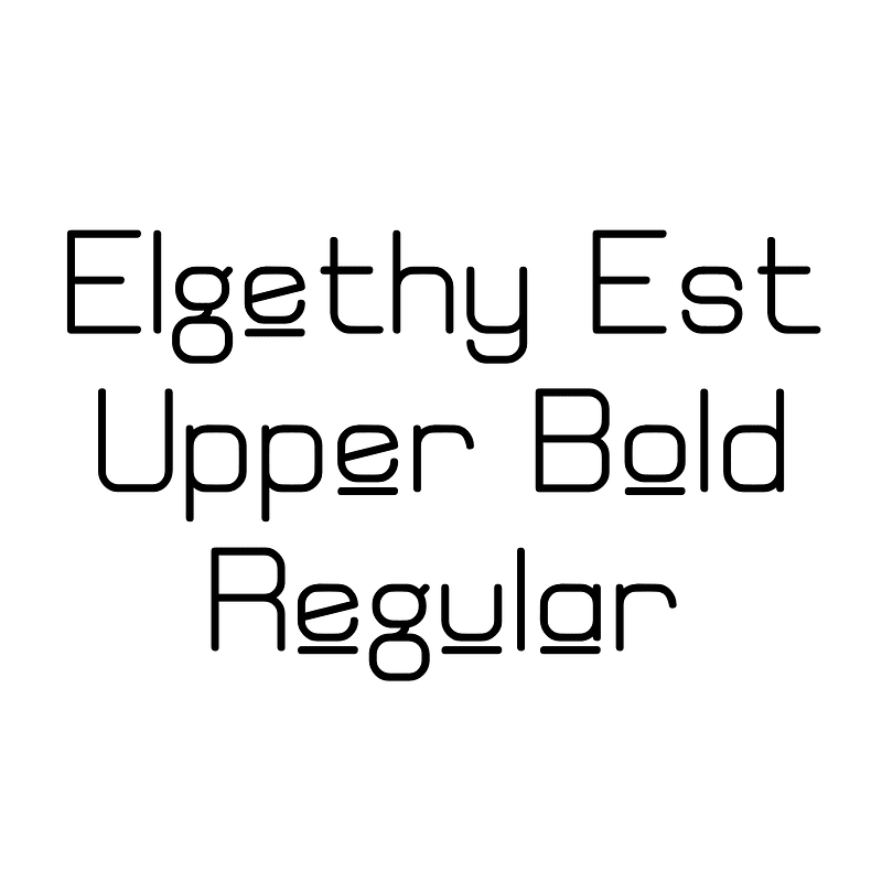 Elgethy Est Upper Bold Regular font - Free fonts on Creazilla | Creazilla