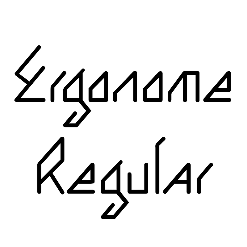 Ergonome Regular | Creazilla