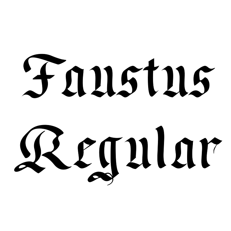 Faustus Regular Font Free Fonts On Creazilla Creazilla