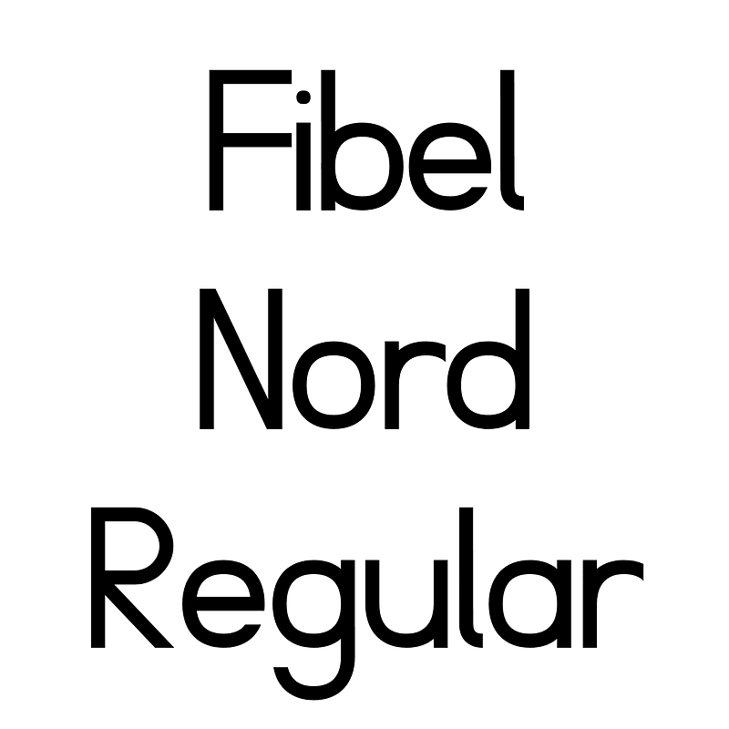 Fibel Nord Regular - Free fonts on creazilla.com
