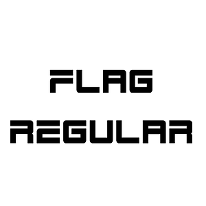 Flag Regular - Free fonts on creazilla.com