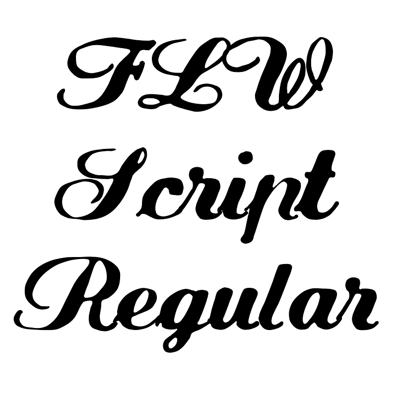 FLW Script Regular font - Free fonts on Creazilla | Creazilla