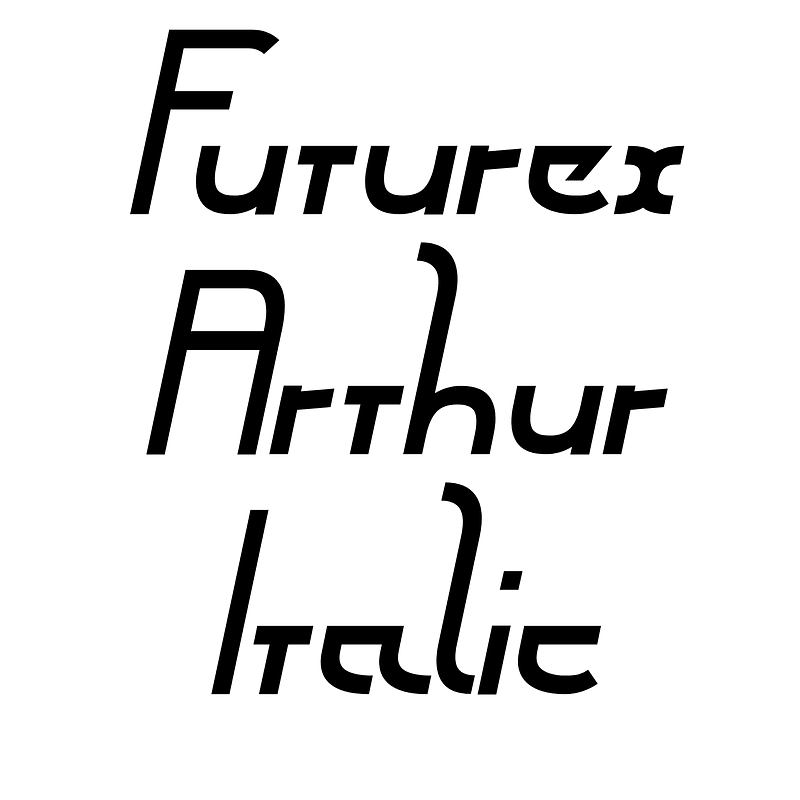 Futurex Arthur Italic - Free fonts on creazilla.com