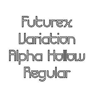 Futurex Variation Alpha Regular font - Free fonts on Creazilla | Creazilla