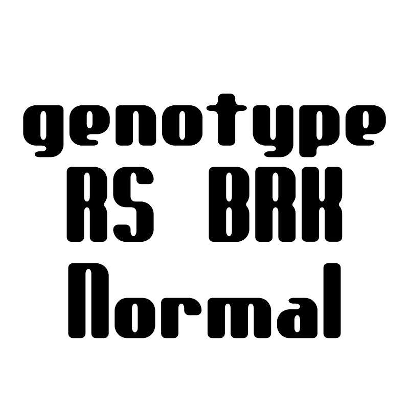 genotype RS BRK Normal - Free fonts on creazilla.com