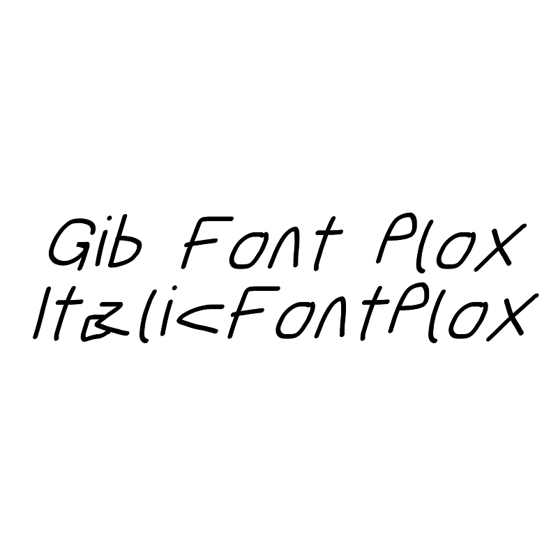 Gib Font Plox ItalicFontPlox - Free fonts on creazilla.com