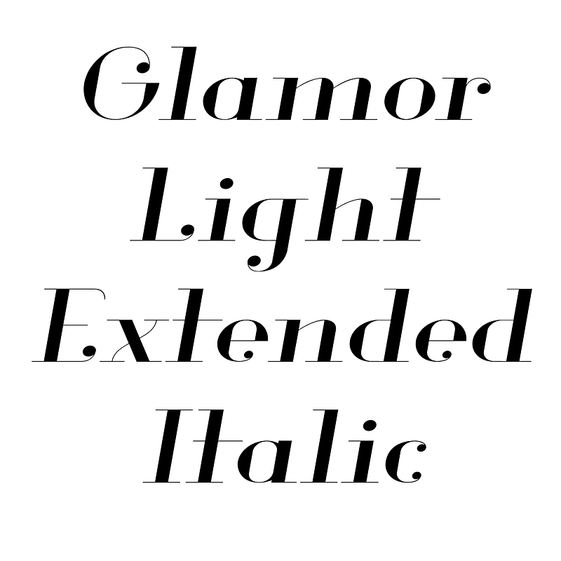 Glamor Light Extended Italic font - Free fonts on Creazilla | Creazilla