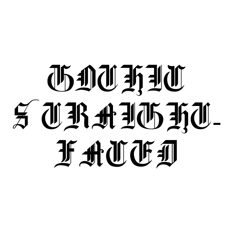 Gothic Straight-Faced, 16th c. Regular font - Free fonts on Creazilla ...