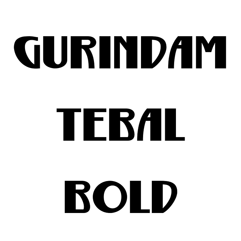 Gurindam Tebal Bold font - Free fonts on Creazilla | Creazilla