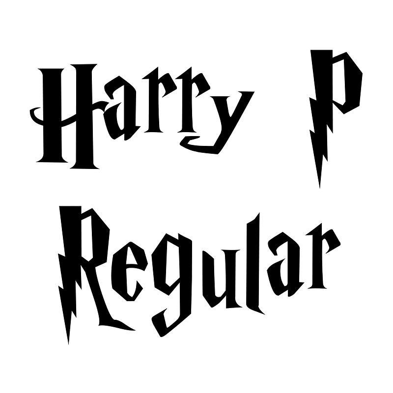 Harry P Regular font - Free fonts on Creazilla | Creazilla