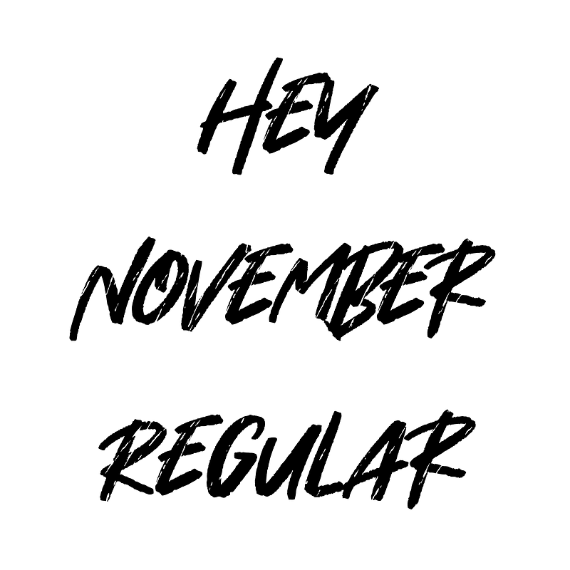 Hey November Regular - Free fonts on creazilla.com
