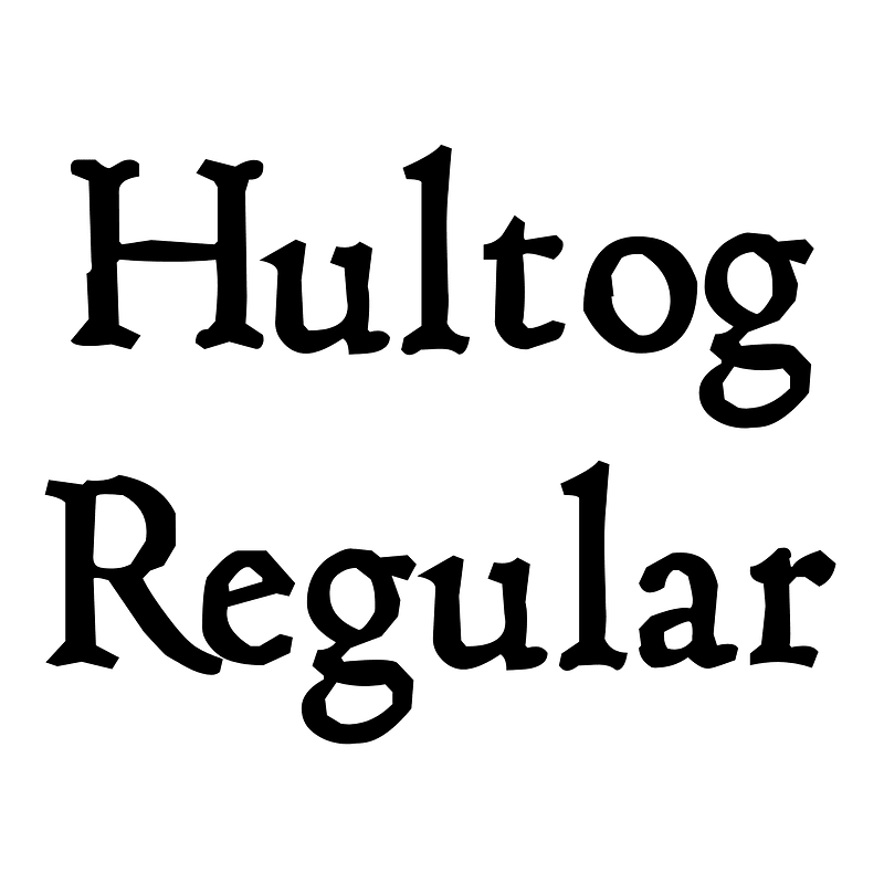 Hultog Regular - Free fonts on creazilla.com