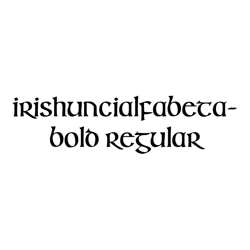 IrishUncialfabeta-Bold Regular font - Free fonts on Creazilla | Creazilla
