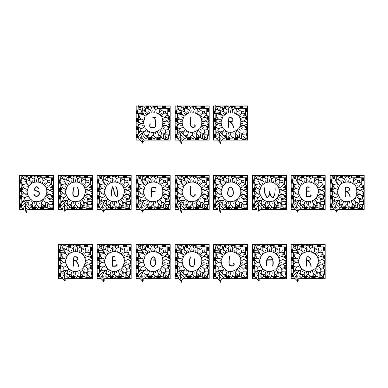 JLR Sunflower Regular font - Free fonts on Creazilla | Creazilla