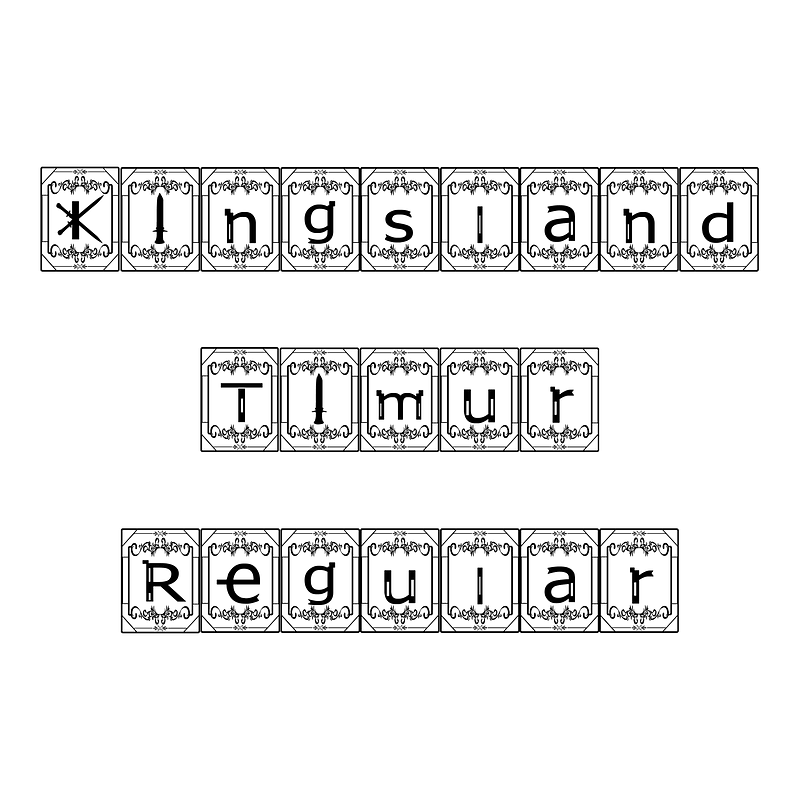 Kingsland Timur Regular | Creazilla