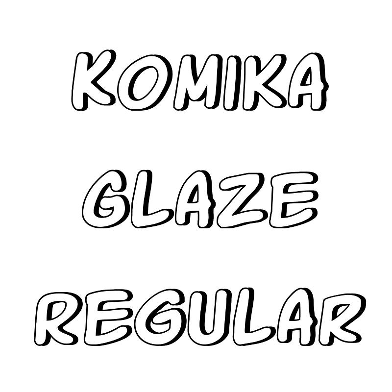 Komika Glaze Regular font - Free fonts on Creazilla | Creazilla